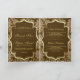 Gold Floral Moss Brown Islamic Muslim Wedding Invitation | Zazzle
