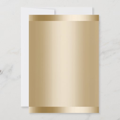 Gold Foil Background Graduation Party Invitation | Zazzle