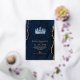 Gold Foil Celestial Stars Princess Quinceanera Invitation | Zazzle