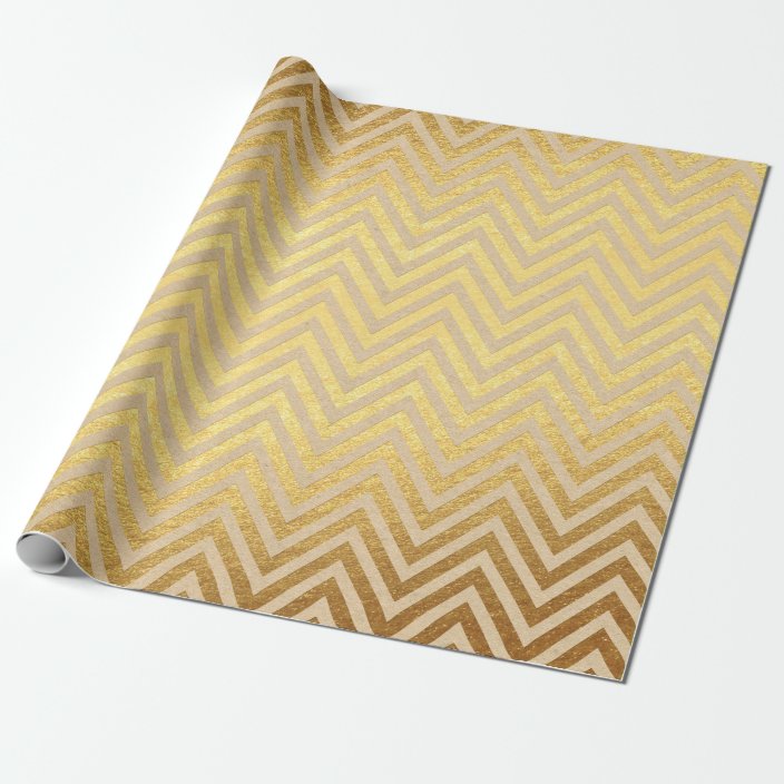 Gold foil Christmas Wrapping Paper | Zazzle.com