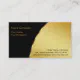Gold Foil Elegant Retro Financial Services Business Card | Zazzle