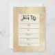 Gold Foil Fill In the Blank Invitation | Zazzle