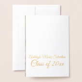 Gold Foil Graduation Party Invitation | Zazzle