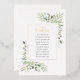 Gold Foil Greenery Table Number Seating Chart | Zazzle