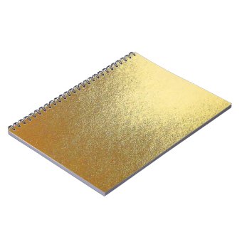 Gold Foil Notebook | Zazzle