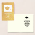 Gold Foil PhD Graduation Card | Zazzle