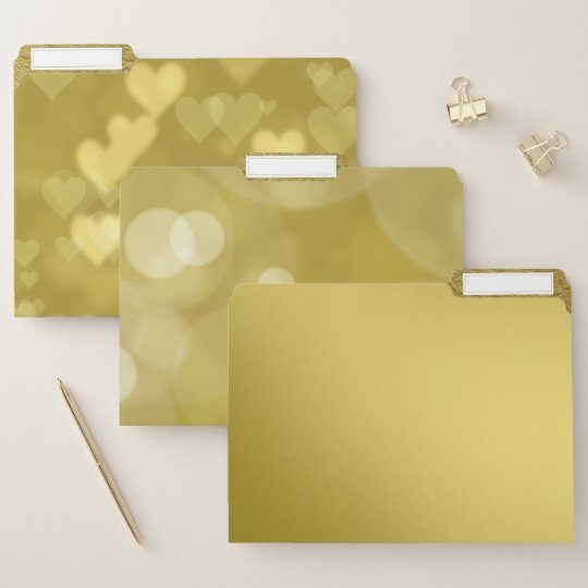 Gold Foil Set File Folder | Zazzle.com
