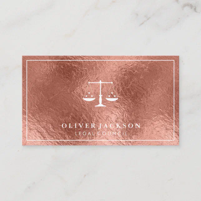 Gold Foil Shine | Metallic Business Card | Zazzle