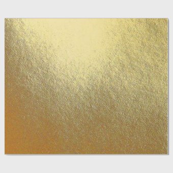 Gold Foil Wrapping Paper | Zazzle
