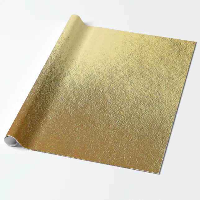 Gold Foil Wrapping Paper | Zazzle