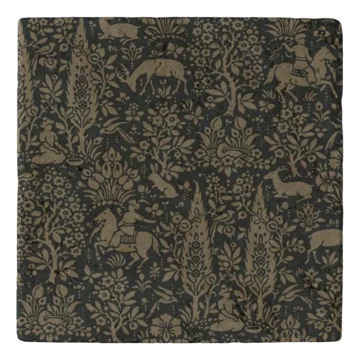 Gold Forest Damask Kitchen Trivet | Zazzle.com