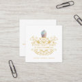 Gold Frame Bakery Baker's Logo Business Card | Zazzle