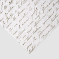 Gold French Script Handwriting Letter Decoupage Tissue Paper | Zazzle