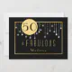 Gold Fun Fab 50th Birthday Invitation | Zazzle