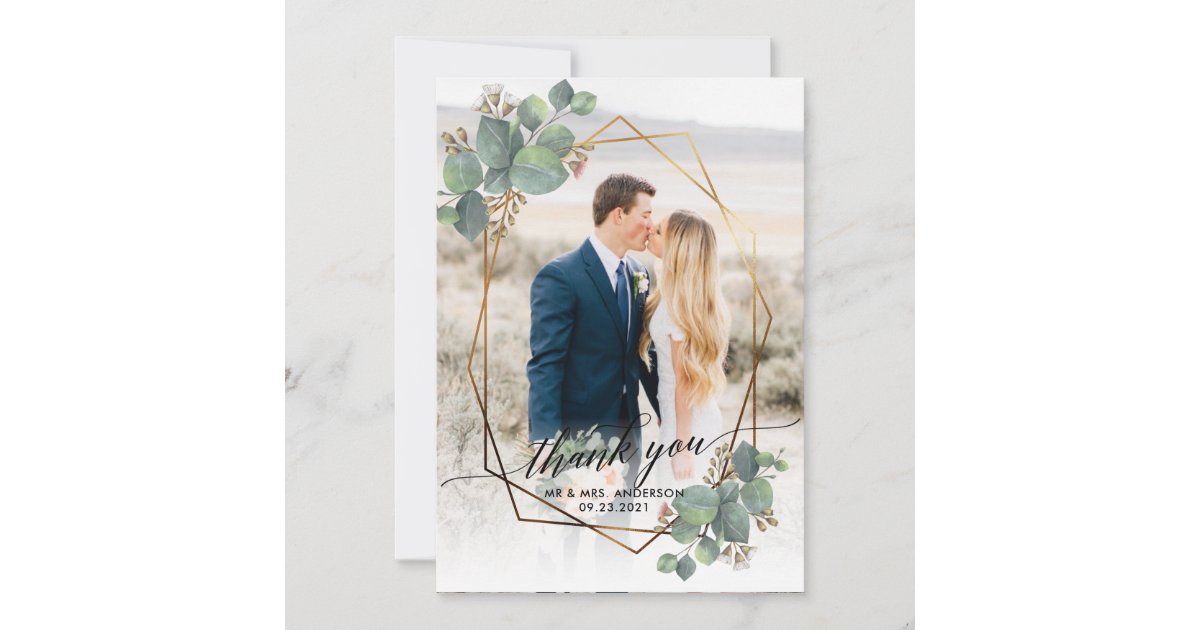 Gold Geometric Frame Flower | Zazzle