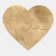 Gold Glam Glitter Love Heart Heart Sticker | Zazzle