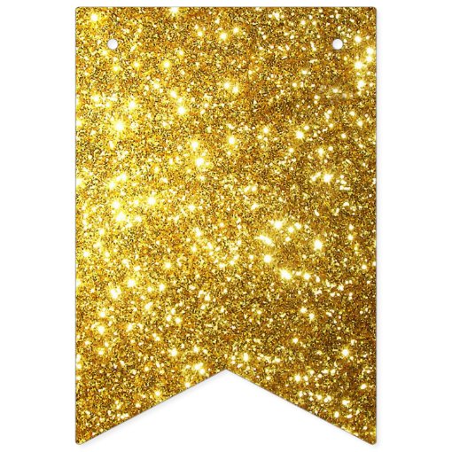 Gold Glitter 30thBirthday/Anniversary Party Banner | Zazzle