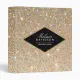 Gold Glitter and Glamour Beauty Binder | Zazzle