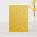 GOLD GLITTER BACKGROUND CARD | Zazzle