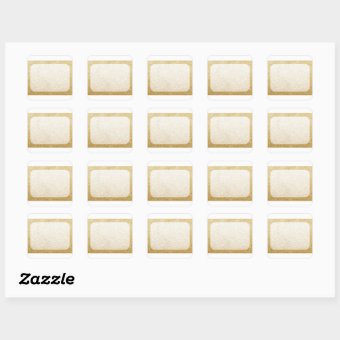 gold glitter blank template for customization square sticker | Zazzle