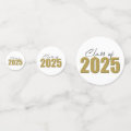 Gold Glitter Class of 2025 Confetti | Zazzle