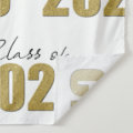 Gold Glitter Class of 2025 Photo Backdrop | Zazzle