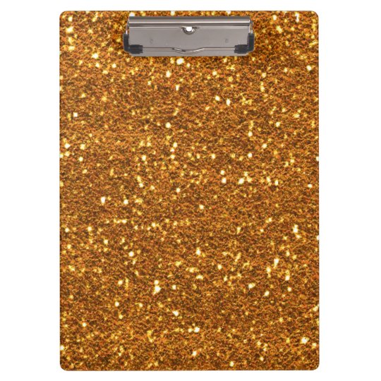 Gold glitter Clipboard | Zazzle.com