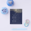 Gold Glitter Confetti Blue Navy Maroon Confetti Flyer | Zazzle
