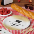 Gold Glitter Congratulations Graduate Paper Plates | Zazzle
