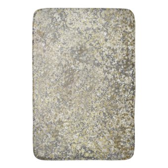 Gold Glitter Crackle Modern Chic Glam Sparkle Bath Mat | Zazzle