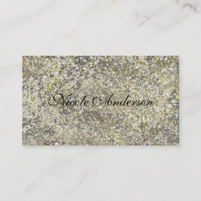 Gold Glitter Crackle Modern Chic Glam Sparkle Business Card | Zazzle