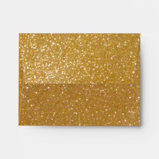 Gold glitter envelopes | Zazzle