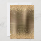 Gold Glitter Glam 80 and Fabulous Disco Ball Invitation | Zazzle