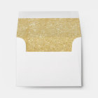 Luxury Gold lined Envelope Wedding Invitation | Zazzle.com