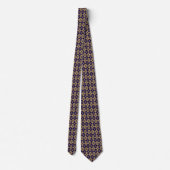 Gold Glitter Navy Blue Elegant Diamond Pattern Neck Tie | Zazzle