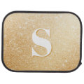 Gold Glitter Personalized Monogram Car Floor Mats | Zazzle