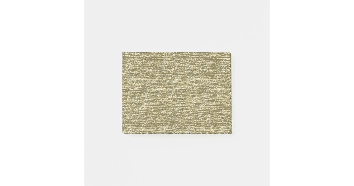 Gold Glitter Post-it Notes | Zazzle