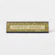 Gold Glitter Print Desk Name Plate | Zazzle