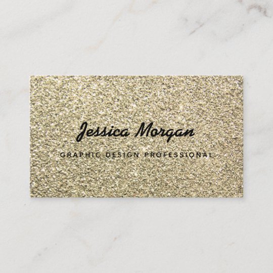 Gold Glitter Professional Business Cards | Zazzle.com