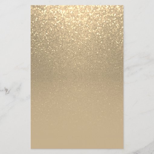 Gold Glitter - Program | Zazzle