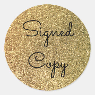 Signed Copy Stickers | Zazzle