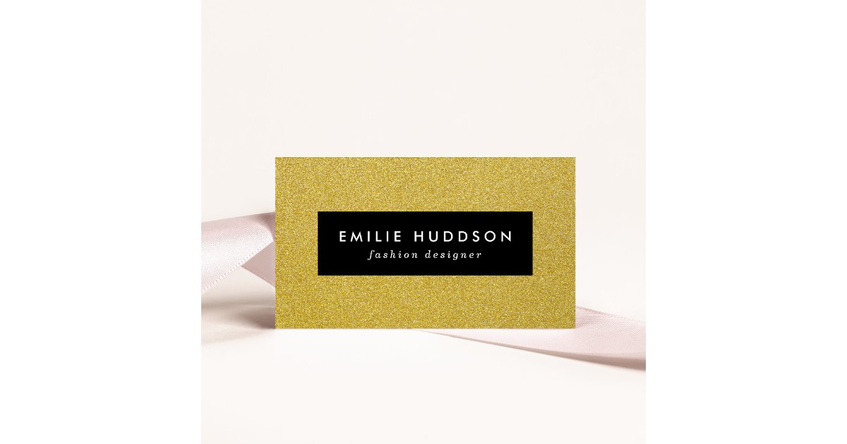 Gold Glitter, Sparkle, Glitter Background Business Card | Zazzle