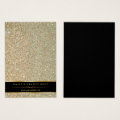 Gold Glitter Sparkle Jewelry Earring Display Cards | Zazzle