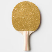 Gold Glitter Sparkles Ping-Pong Paddle | Zazzle