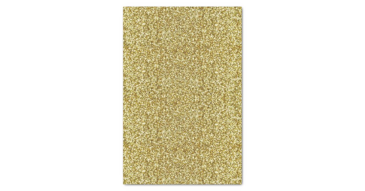 Gold Glitter Tissue Paper | Zazzle
