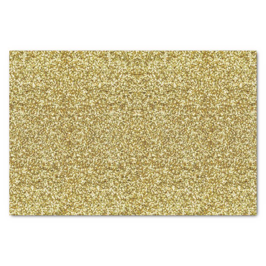 Gold Glitter Tissue Paper | Zazzle
