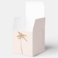 Gold Glitter Tropical Palm Tree Favor Boxes | Zazzle