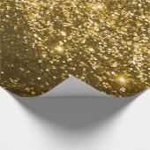 Gold Glitter Wrapping Paper | Zazzle