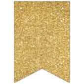 Gold Glitters. Bunting Flags | Zazzle