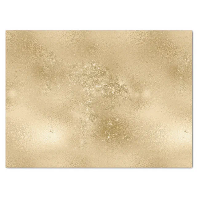 Gold Glittery Sparkle Tissue Paper | Zazzle